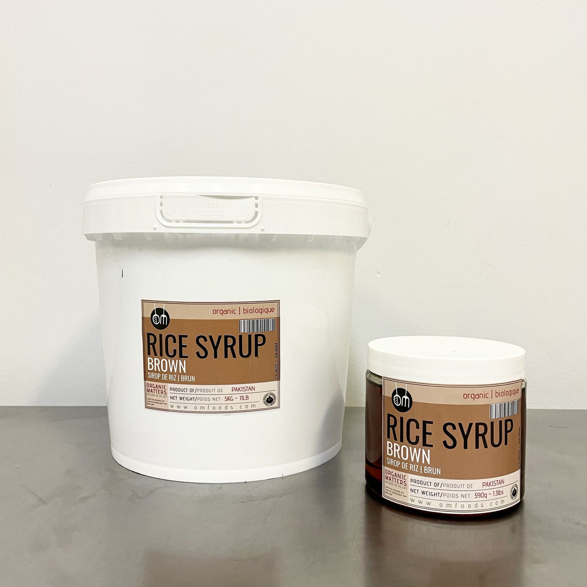 ORGANIC BROWN RICE SYRUP, unfiltered – Om Foods | Organic Matters