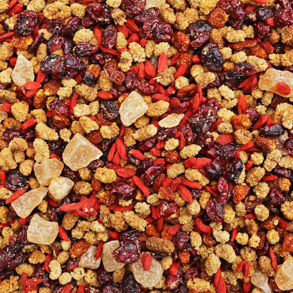 ORGANIC SUPER BERRY & GINGER MIX – Om Foods | Organic Matters