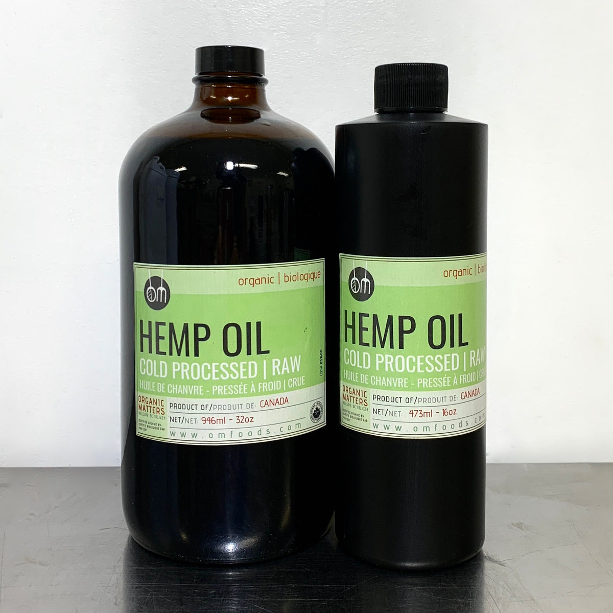 ORGANIC HEMP OIL, cold pressed, raw – Om Foods | Organic Matters