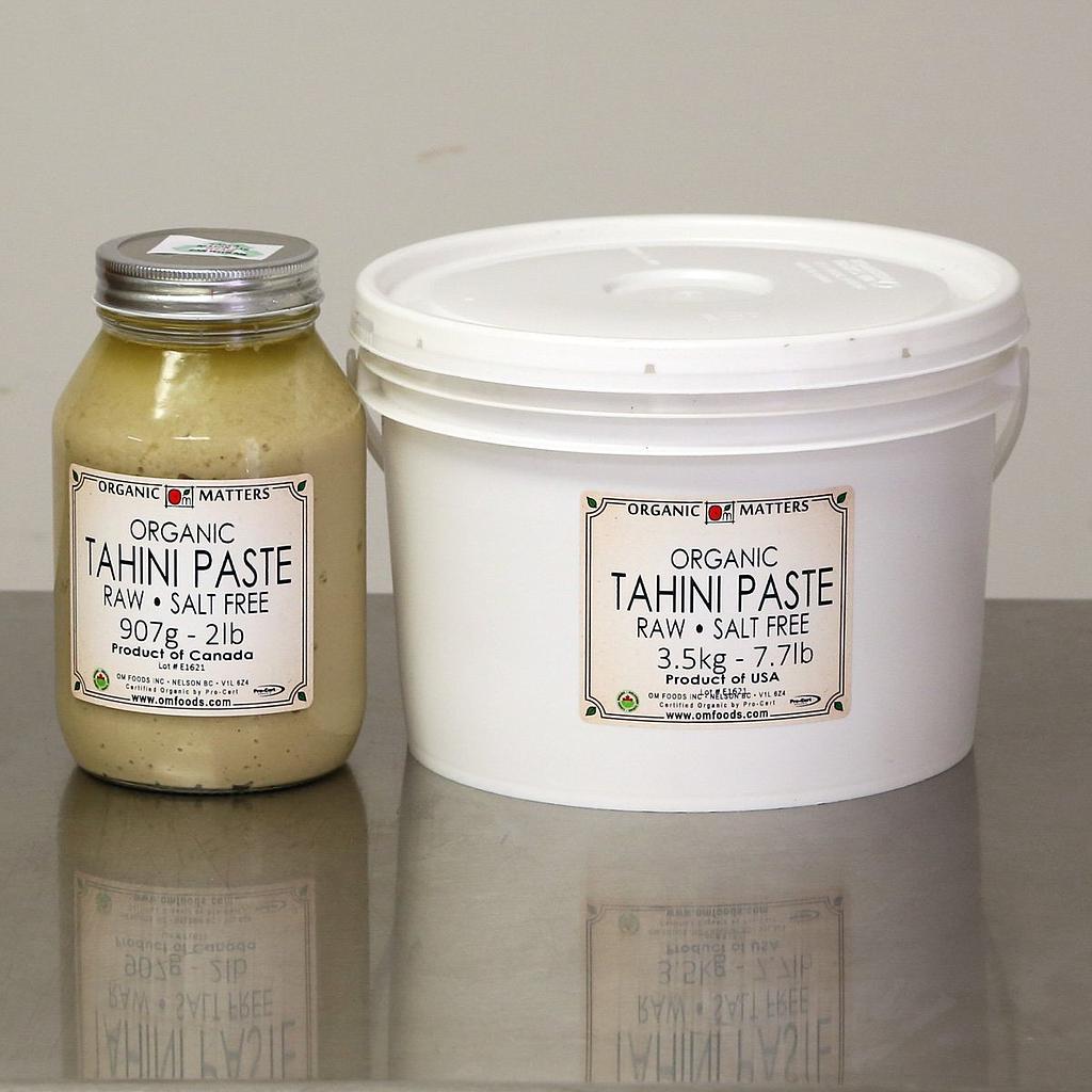 ORGANIC TAHINI, raw – Om Foods | Organic Matters